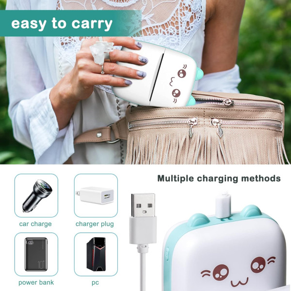 Buy Online Portable Mini Printer BT instant printing in Qatar- Tccq.com